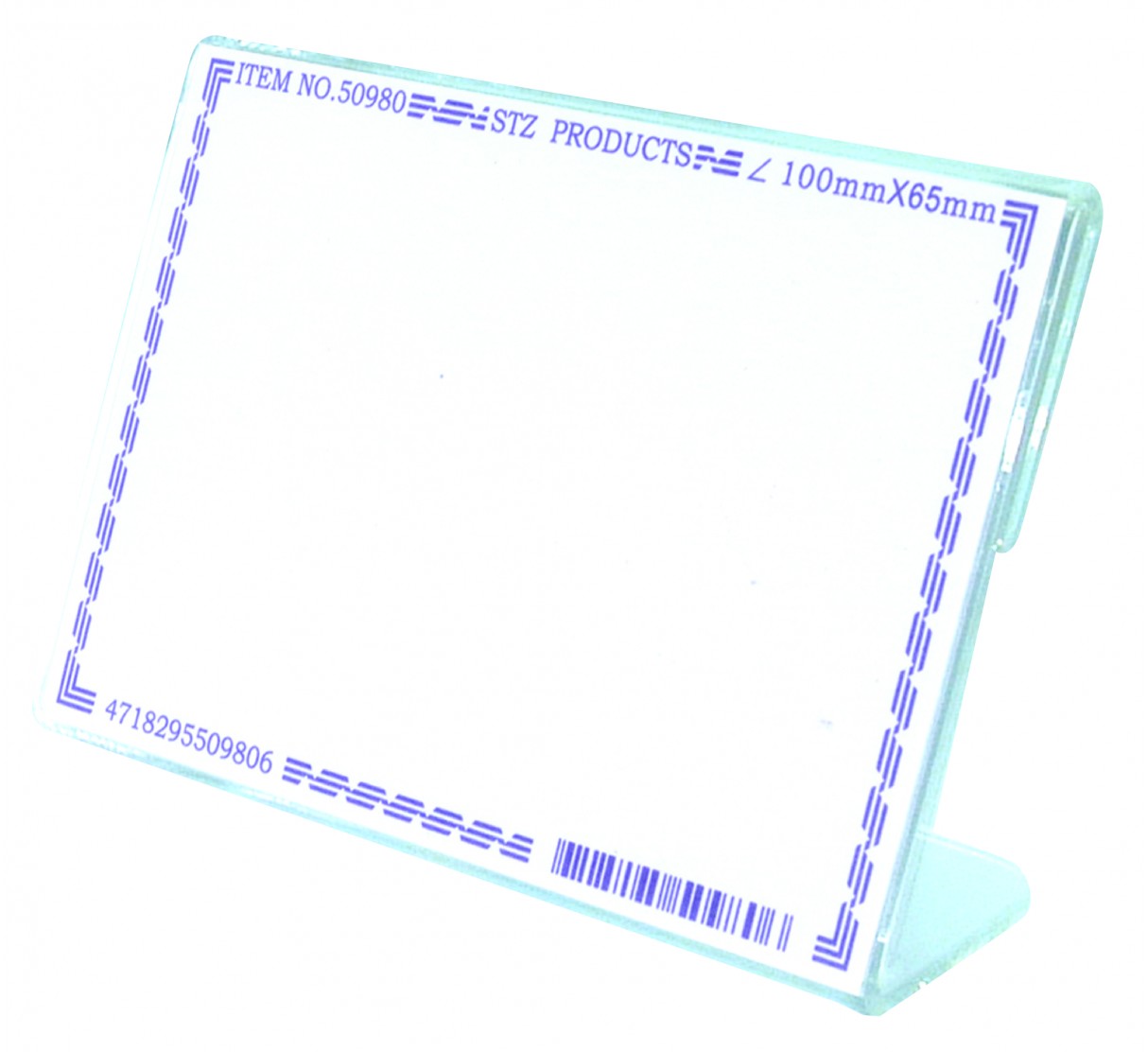 STZ - L Shape Acrylic Card Stand